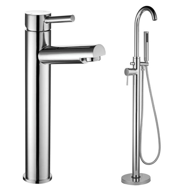 Noveua Clapham Freestanding Bath Shower Mixer